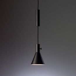 Tecnolumen Eleu - LED-Pendelleuchte, schwarz matt