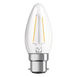 Osram LED-Kerze B22d Classic B Filament 2,5W klar