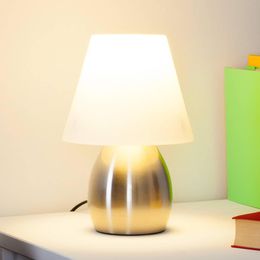 LINDBY Dekorative Tischlampe Emilan mit E14-LED-Lampe