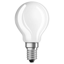 Osram LED-Tropfenlampe E14 4W tageslicht matt