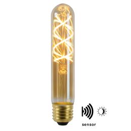 Lucide LED-Lampe E27 Röhre T30 4W 2.200K amber Sensor