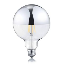 Trio Lighting LED-Lampe E27 G125 7W 2.700K dimmbar Spiegelkopf