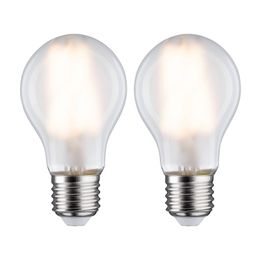 Paulmann LED-Lampe E27 7W 2.700K matt 2er-Packung