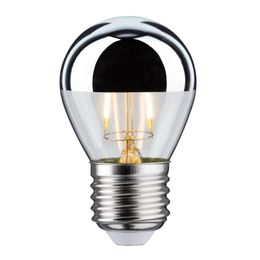 Paulmann LED-Kopfspiegellampe E27 Tropfen 827 silber 2,6W