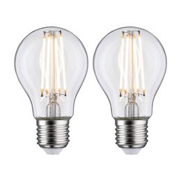 Paulmann LED-Lampe E27 7W Filament 2.700K klar 2er-Packung