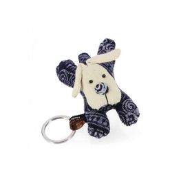 mitienda Schlüsselanhänger Schlüsselanhänger aus Baumwolle Hund