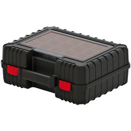 Prosperplast Werkzeugbox HEAVY, 38,4 x 33,5 x 14,4 kg, rot|schwarz