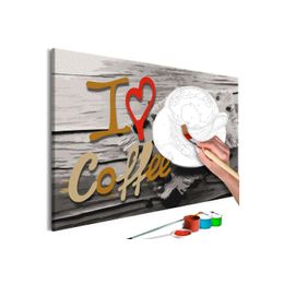 Artgeist Malen nach Zahlen I Love Coffee
