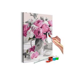 Artgeist Malen nach Zahlen Pink Bouquet