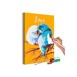 Artgeist Malen nach Zahlen Parrots in Love