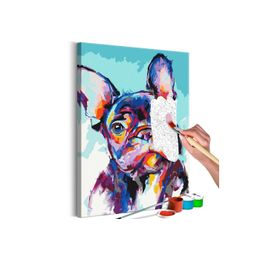 Artgeist Malen nach Zahlen Bulldog Portrait
