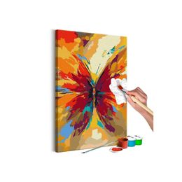 Artgeist Malen nach Zahlen Multicolored Butterfly