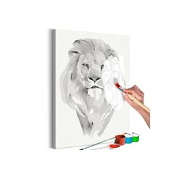 Artgeist Malen nach Zahlen White Lion