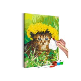 Artgeist Malen nach Zahlen Dandelion Cat