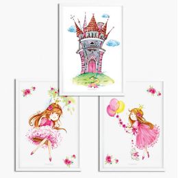 Sunnywall Poster Poster Kinderzimmer Prinzessin (3er Set)