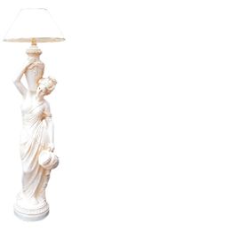 JVmoebel Skulptur Design Steh Lampe Leuchte Lampenschirm Dekolampe Beleuchtung 6828