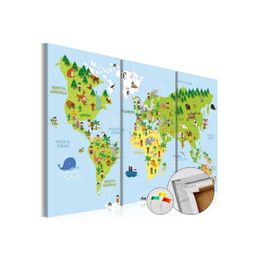 Artgeist Pinnwand Children's World [Cork Map]