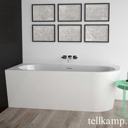 Tellkamp Pio Eck-Badewanne mit Verkleidung, 0100-255-0B-R-A/CR,