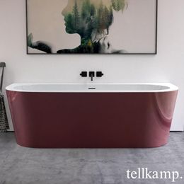 Tellkamp Solitär Wall Vorwand-Whirlwanne mit Verkleidung, W100-277-0B-A/WGRW,