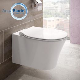 Ideal Standard Connect Air Wand-Tiefspül-WC, AquaBlade, E005401,