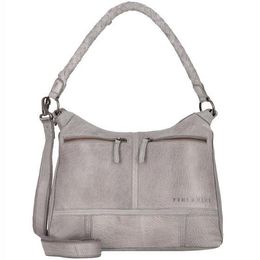 GreenLand Nature Femi & Nine Schultertasche Leder 35 cm stone