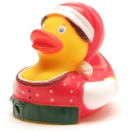 Duckshop Badespielzeug Weihnachtsfrau Badeente im Dirndel