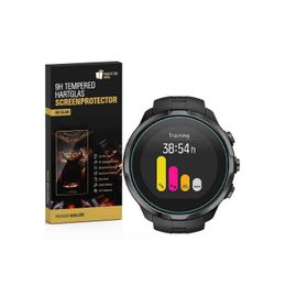 Protectorking Schutzfolie 4x 9H Hartglas für Suunto 9 Baro Smartwatch Panzerfolie Displayschutz