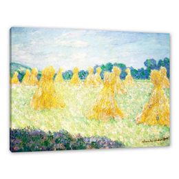 Pixxprint Leinwandbild Claude Monet