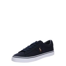 Polo Ralph Lauren Sneaker 'Sayer' Herren Größe 49 navy / braun / pastellgelb / weiß