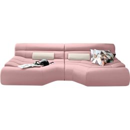 Trendmanufaktur Big-Sofa, rosa