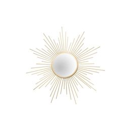 Spiegelprofi Metallspiegel Sun, goldfarbig, 60 cm