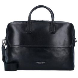 The Bridge Williamsburg Aktentasche Leder 42 cm Laptopfach nero