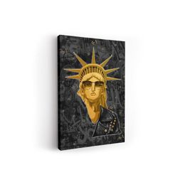 ArtMind XXL-Wandbild Goldene Freiheitsstatue