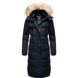 Marikoo Mantel 'Schneesternchen' Damen Größe S navy Wintermantel