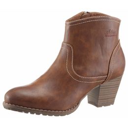 Große Größen: s.Oliver RED LABEL Stiefelette, braun, Gr.36