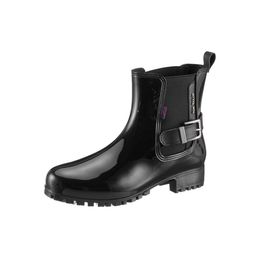 Große Größen: Tom Tailor Gummistiefel, schwarz, Gr.38