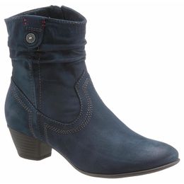 Große Größen: s.Oliver Cowboy Stiefelette, marine, Gr.37