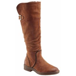 Jana Große Größen: Be Natural Stiefel, cognac, Gr.37