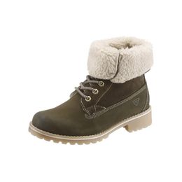 Tamaris Große Größen: Winterboots, oliv, Gr.36