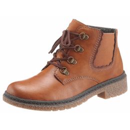 Große Größen: Rieker Schnürboots, cognac, Gr.39