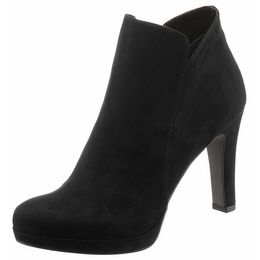 Tamaris Große Größen: High-Heel-Stiefelette, schwarz, Gr.36