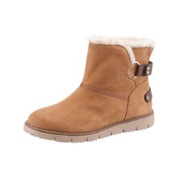 Tom Tailor Große Größen: Winterboots, camelfarben, Gr.38