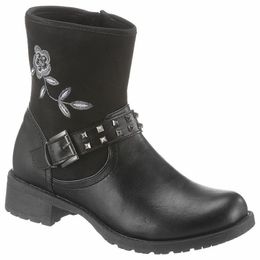 Citywalk Große Größen: Stiefelette, schwarz, Gr.36