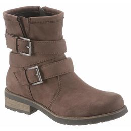 Große Größen: Arizona Bikerboots, taupe, Gr.42