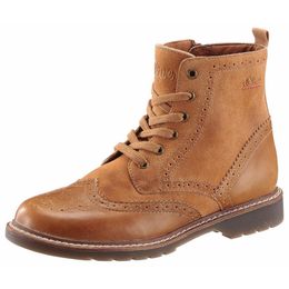 Große Größen: s.Oliver RED LABEL Schnürboots, braun, Gr.41