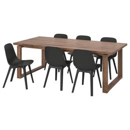 IKEA MÖRBYLÅNGA Tisch und 6 Stühle