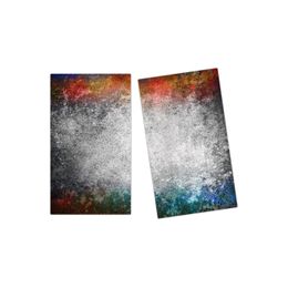 Primedeco Herd-Abdeckplatte »Spritzschutz Herdabdeckplatte Schneidebrett aus Glas Wandtextur farbig