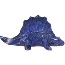 Firetti Tierfigur Schmuck Geschenk Dekofigur Farbstein Edelstein Dinosaurier Lapislazuli (1 St), Lapislazuli, blau