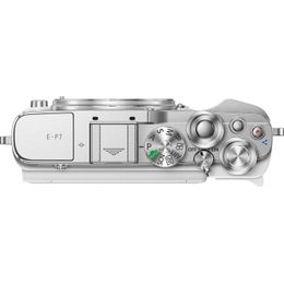 Olympus E‑P7 Systemkamera (20,3 MP, Bluetooth, WLAN), weiß