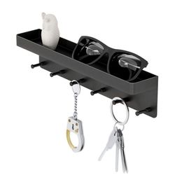 GelldG Schlüsselbrett Schlüsselbrett mit Ablage Metall Schlüsselbrett Modern Schlüsselboard